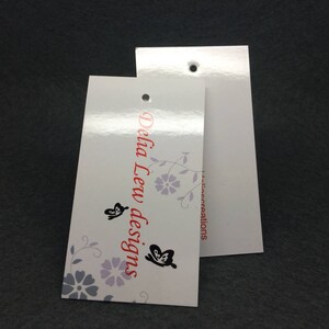 500 Custom Hang Tags for Clothing, Boutique, Dress Tags, Store Price ...