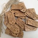 500 Wooden Tags, Custom Wooden Labels, Clothing Labels, Wood Labels for ...