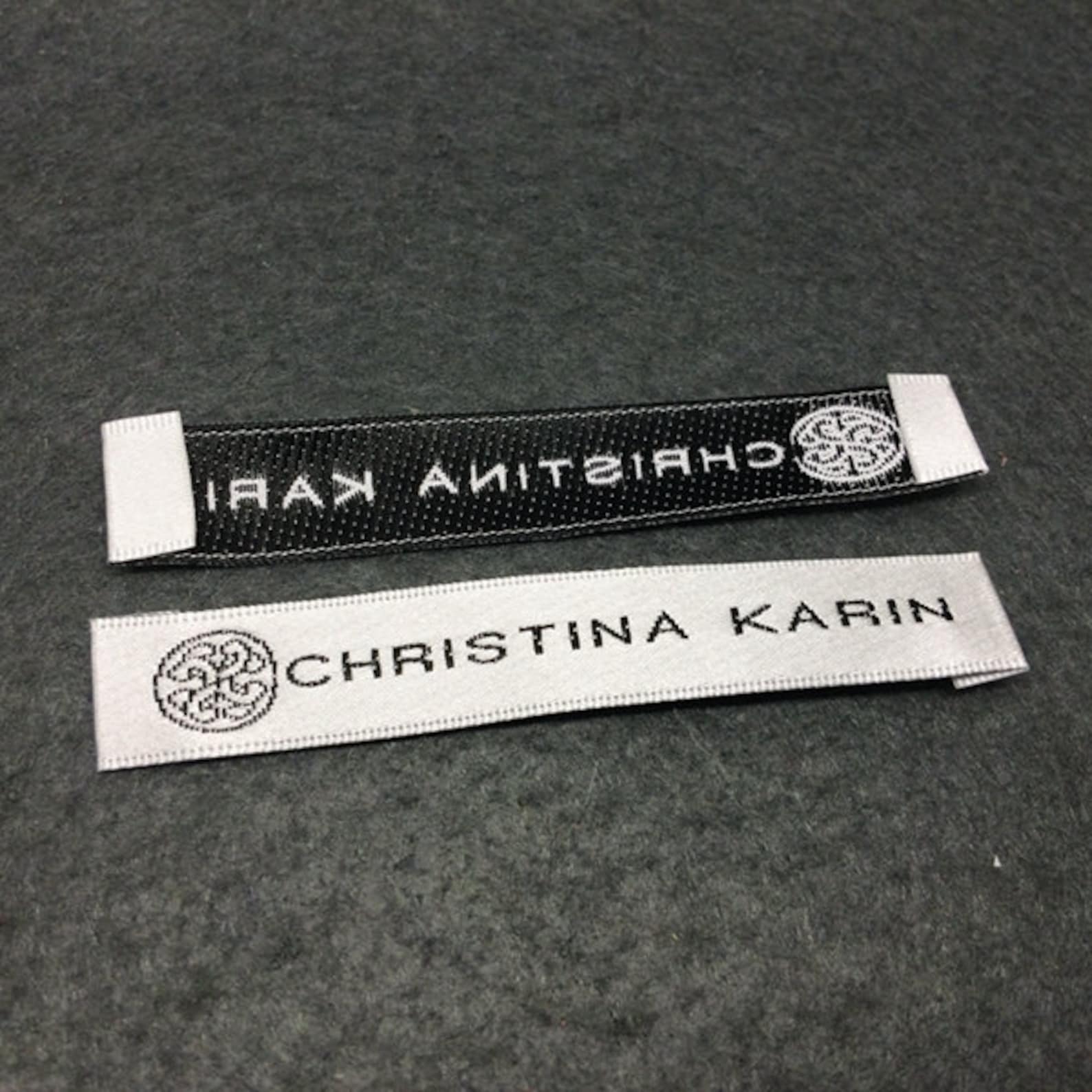 100 Satin Woven Labels Woven Satin Labels Clothing Woven | Etsy