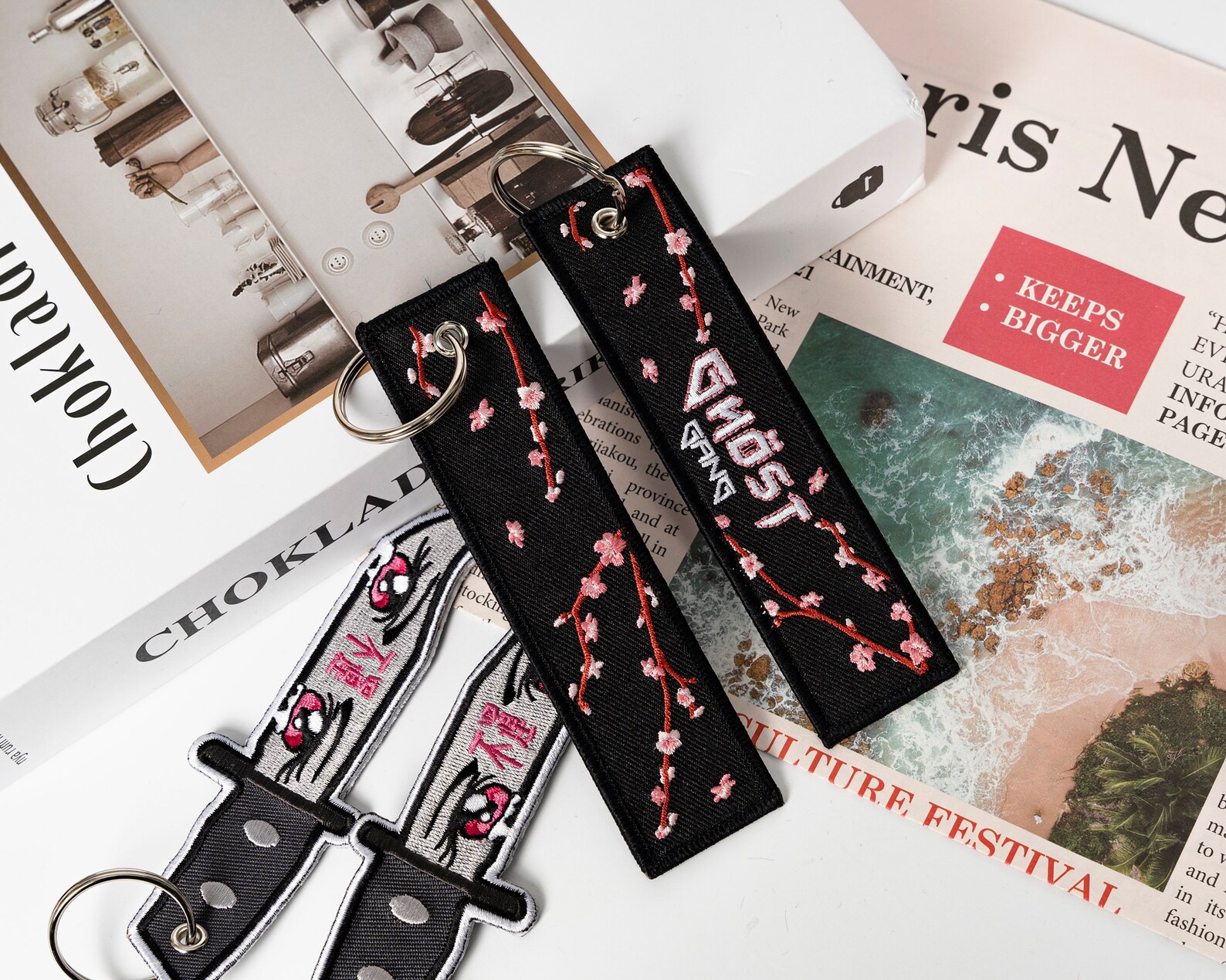 Custom Flight Tags, Custom Key Tags. Embroidered Key Chains ...