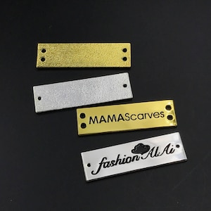 100 Metal Brand Logo Label，metal Brand Logo Label，lapel Pin, Sparkling ...