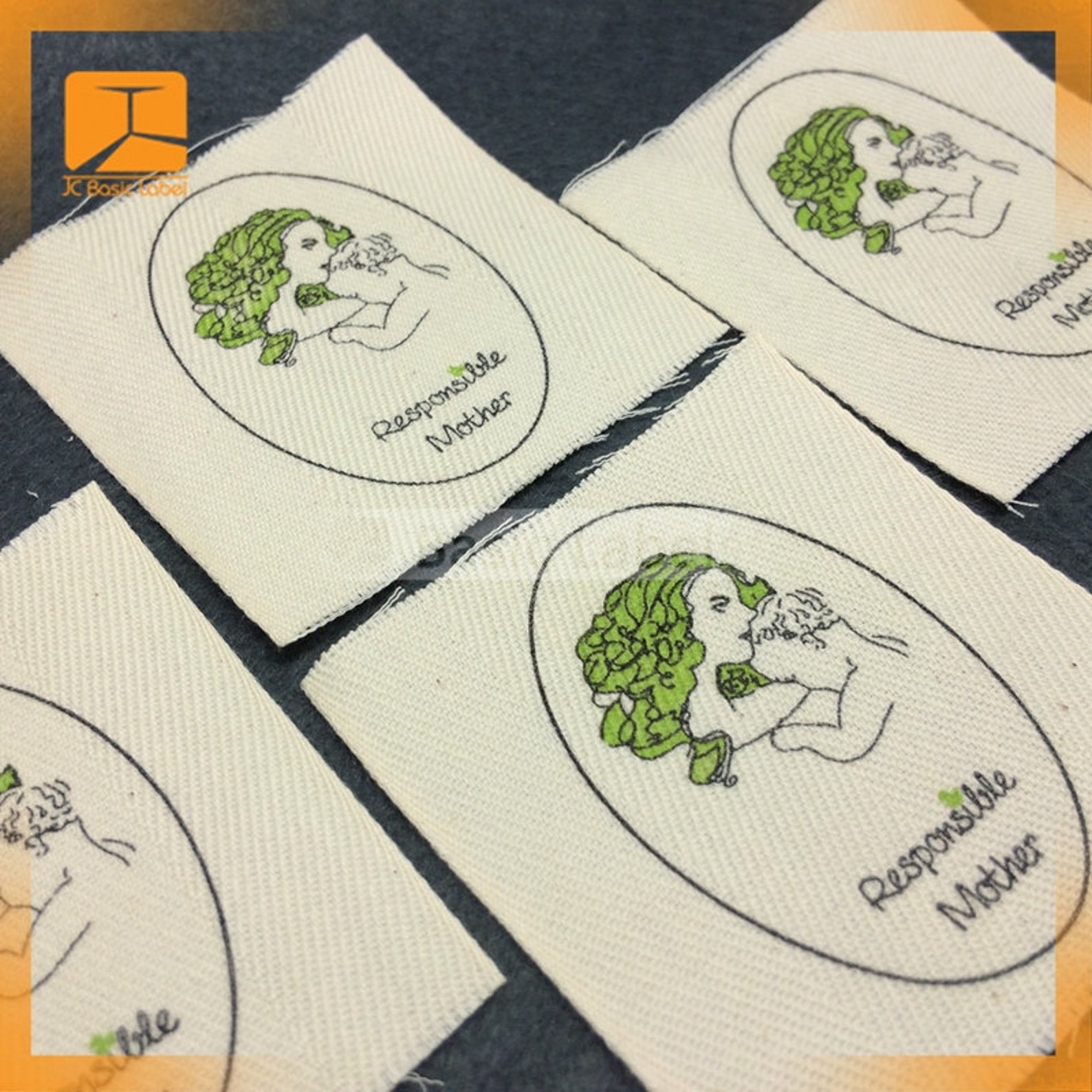 1000 Cotton Printed Label Printed Cotton Label Cotton - Etsy