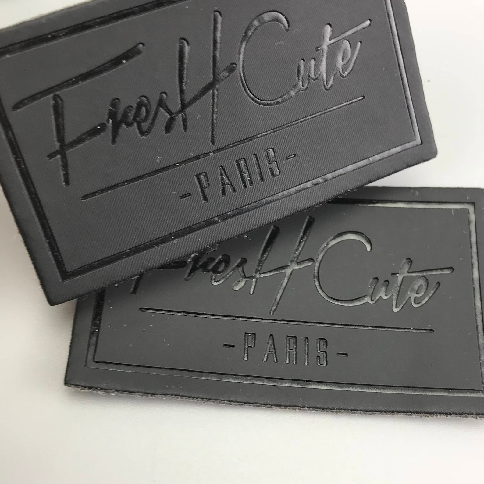 50 Leather Labels for Jeans, Jeans Pu Patch Labels, Custom Faux Leather ...