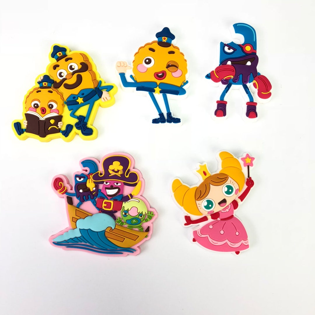 50pcs Custom Rubber Magnet, Fridge Magnet, Assorted Glass Fridge ...