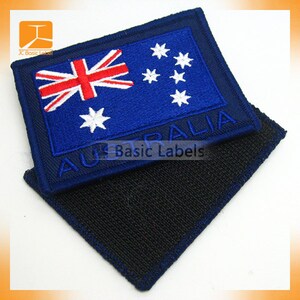 50 Hook and Loop Backing Embroidery Patch, Loop+hook Backing ...