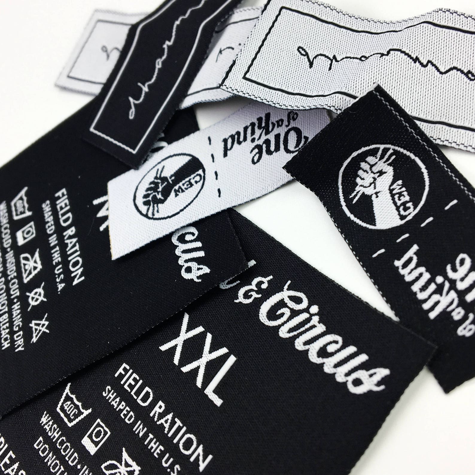 30 Cheap Woven Labels, Woven Labels Center Fold, Woven Labels Custom ...