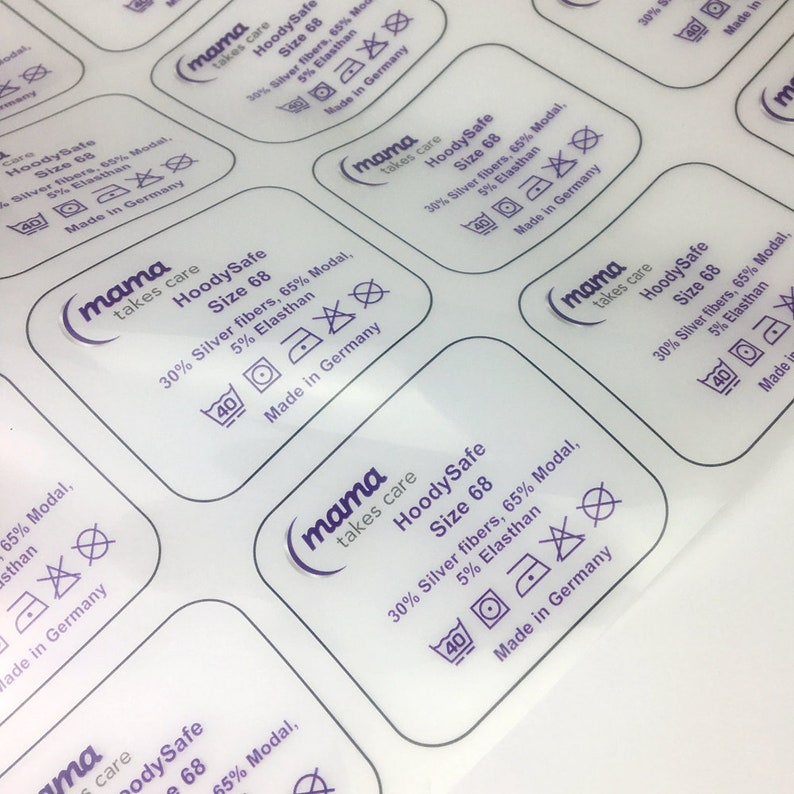 250pcs heat transfer label custom heat press transfers label | Etsy