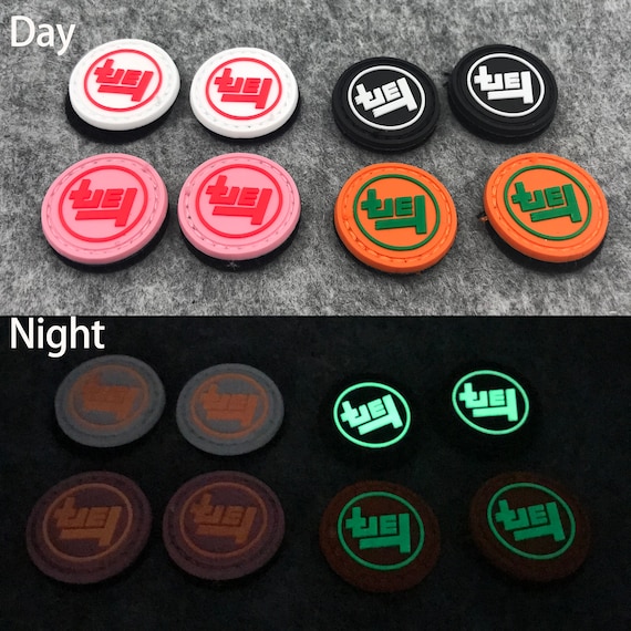 100 Glow in the Dark Patch Glow in the Dark Rubber Patch | Etsy