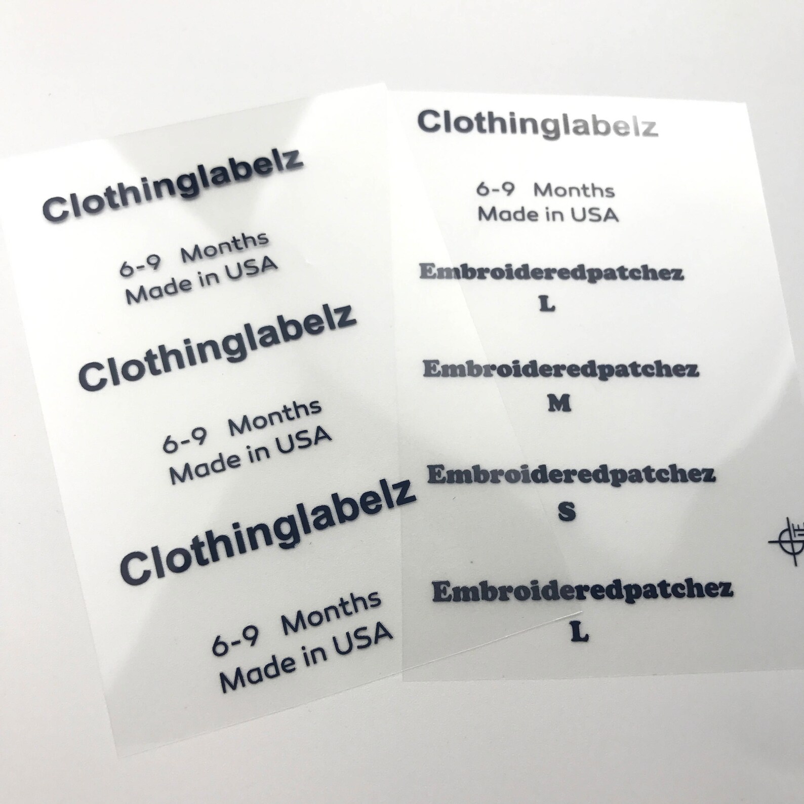 250 Heat Transfers Labels Waterproof Labels Iron on Labels | Etsy