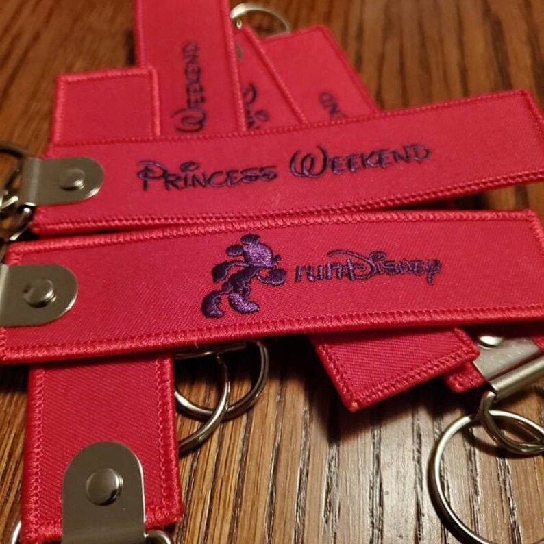 50 Custom Flight Key Chain Flight Embroidery Key Chain - Etsy