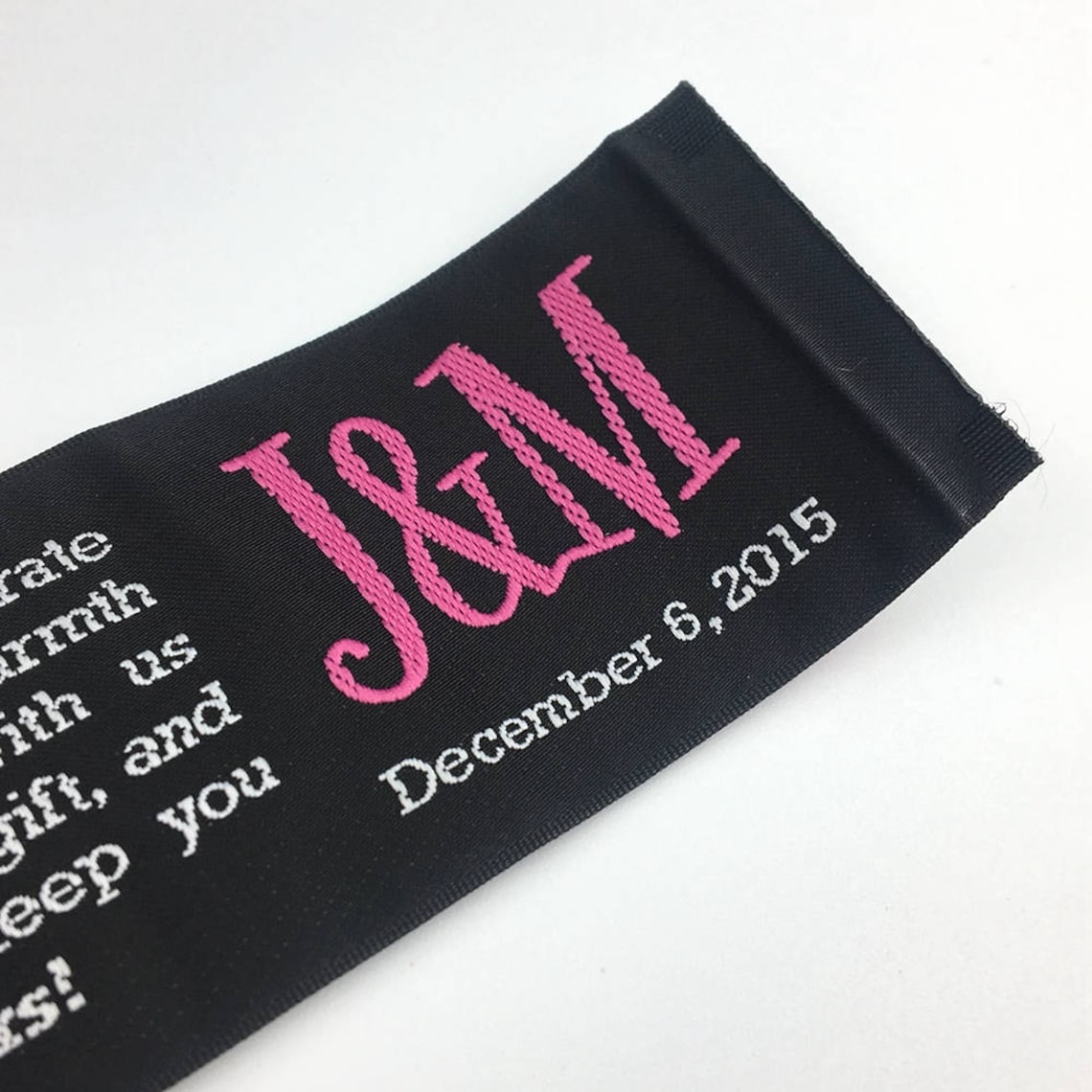 300 custom satin woven labels silk woven labels woven satin | Etsy