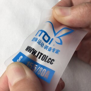 1000 Custom Plastic Label , Soft PVC Label , Print Label, Waterproof ...