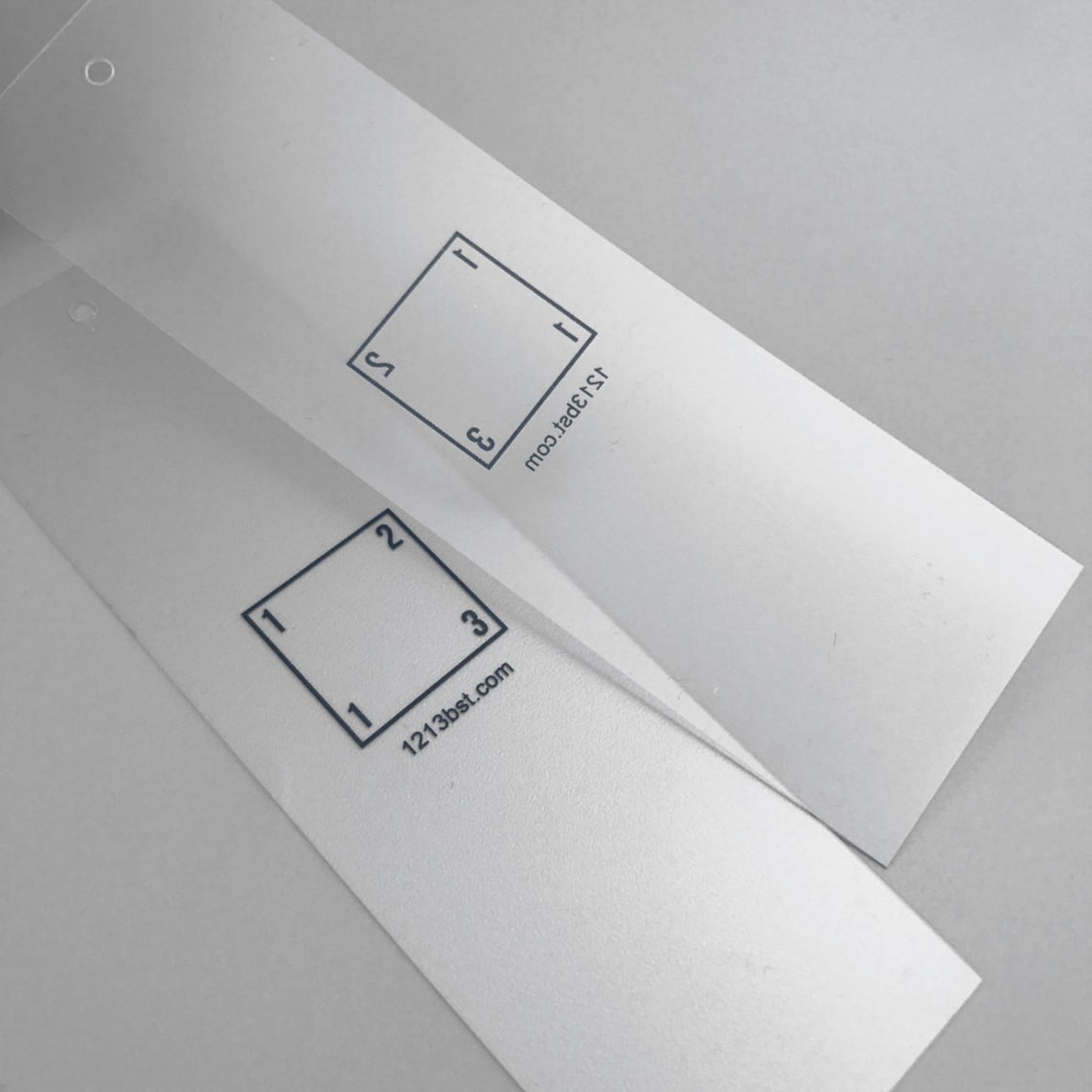 1000 Clear Plastic Hang Tag, PVC Hang Tags, Custom Plastic Hang Tag ...