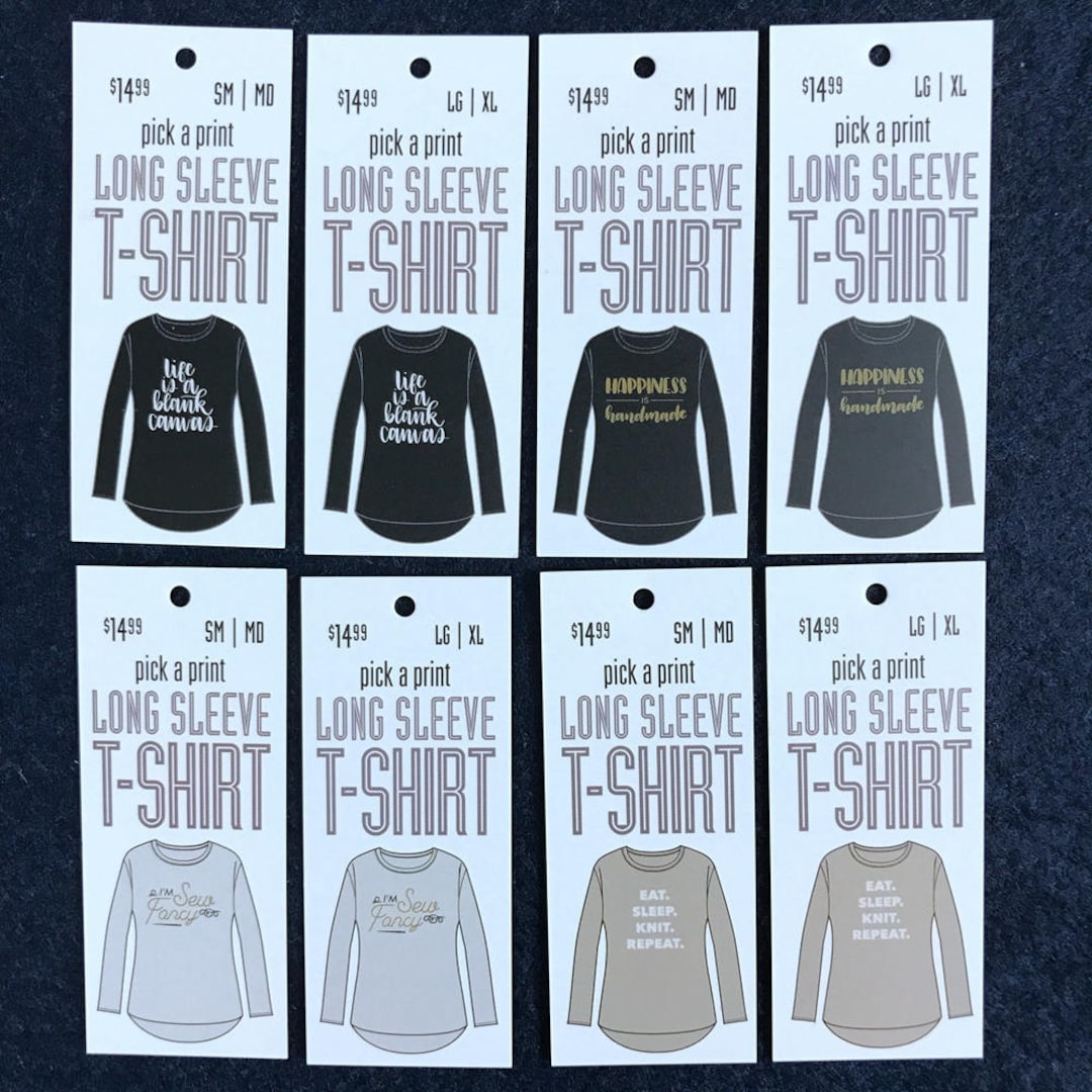 500 Custom Hang Tags for Clothing, Boutique, Dress Tags, Store Price ...