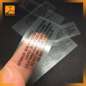 1000 Custom Plastic Label , Soft PVC Label , Print Label, Waterproof ...