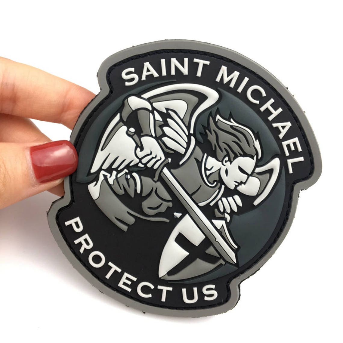 100 rubber patch custom PVC Patches Rubber Patches Moral | Etsy