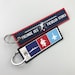 100 Custom Woven Key Chain, Flight Key Ring, Custom Jet Tags Keychain ...