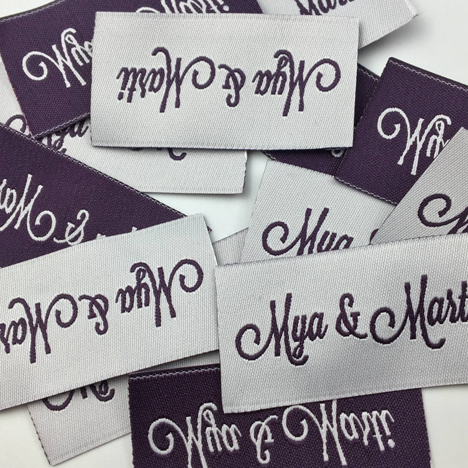 300 Custom Clothing Labels Custom Woven Labelswoven Label - Etsy