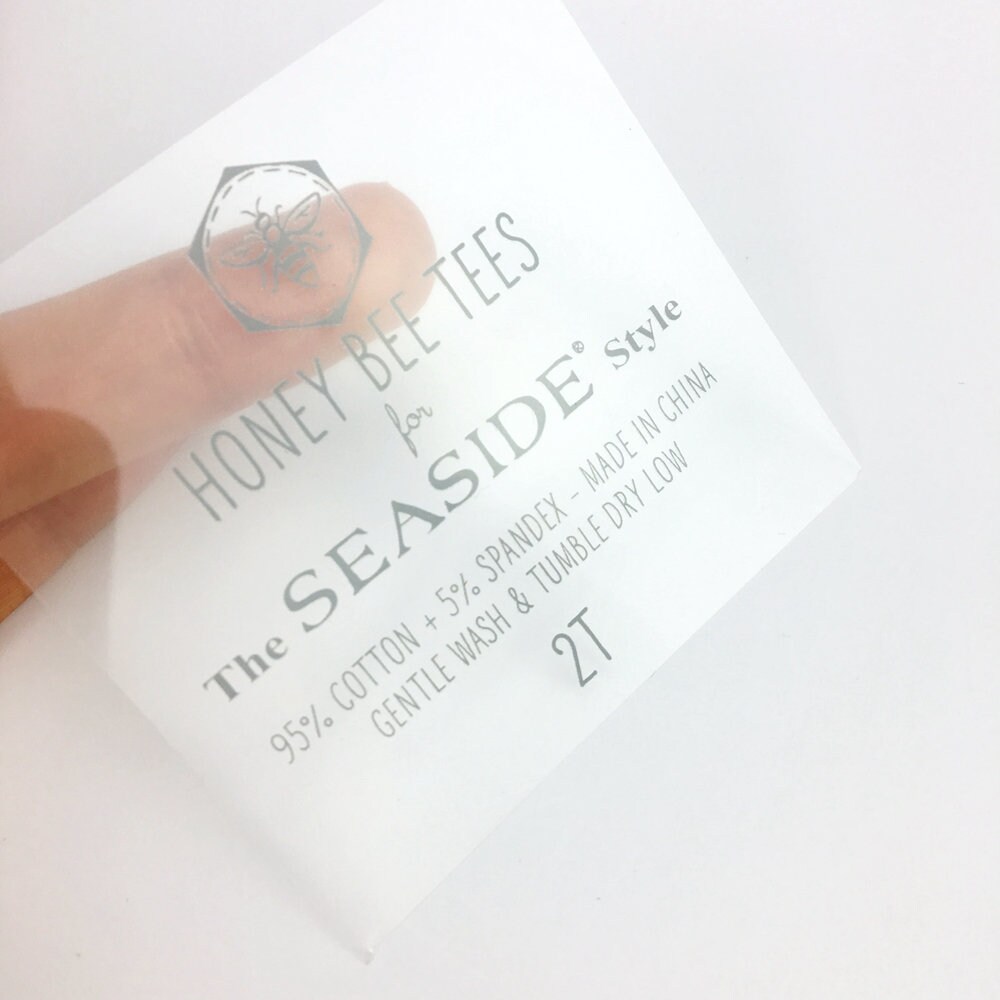 250pcs heat transfer label custom heat press transfers label | Etsy