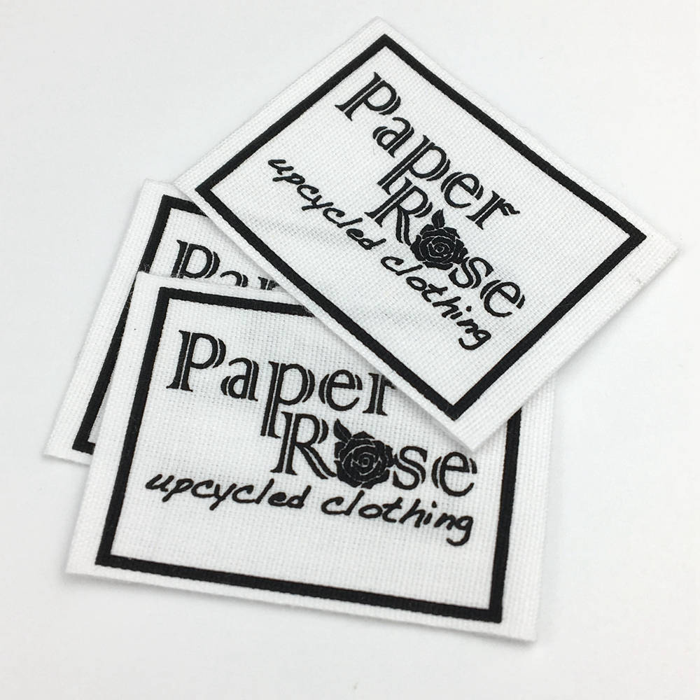 300 custom cotton label cotton clothing label cotton | Etsy