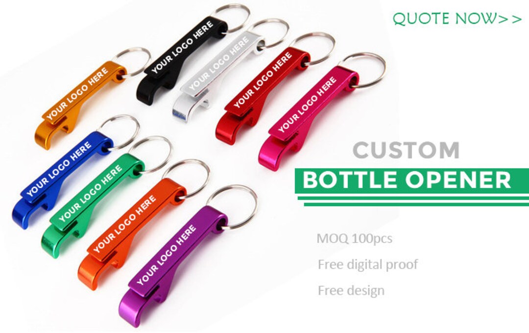 100 Beer Bottle Openers, Beer Can Opener, Personalised Bottle Opener ...