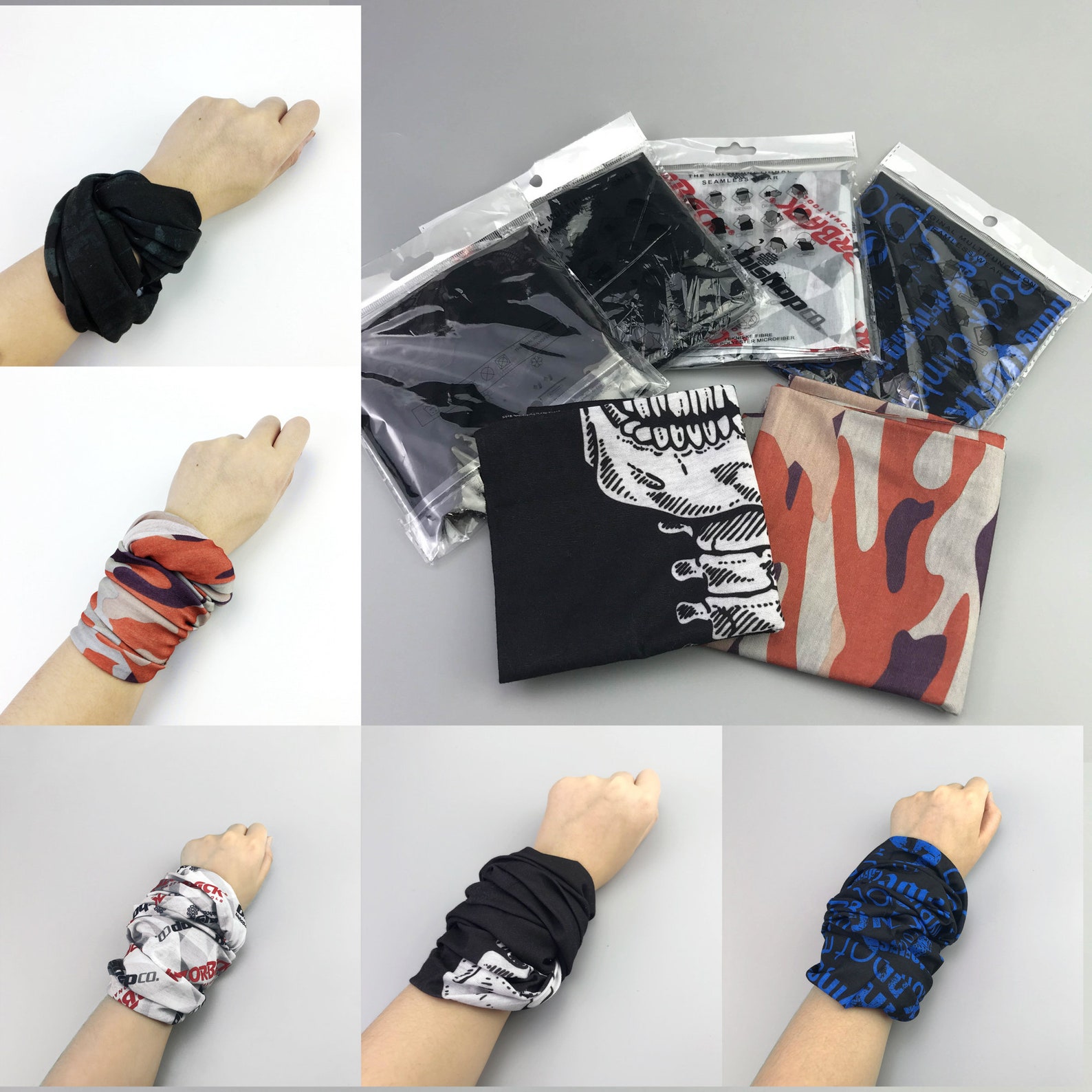 10 Custom Multifunctional Headwear Great Neck Gaiter or | Etsy