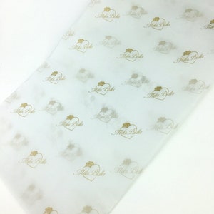 500pcs Personalised Wrap, Logo Wrapping, Brand Packaging, Bespoke ...