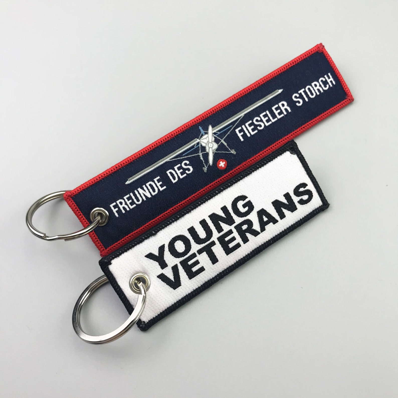 200 woven key tag flight key ring Custom woven key chain | Etsy