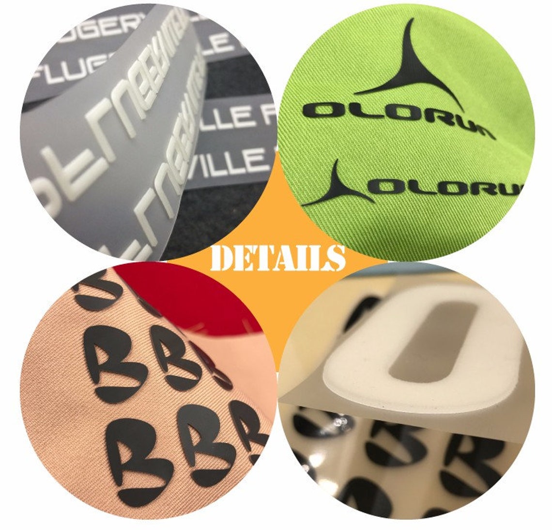 250 One Color Custom 3D Heat Transfer Label, Silicone Heat Transfer ...