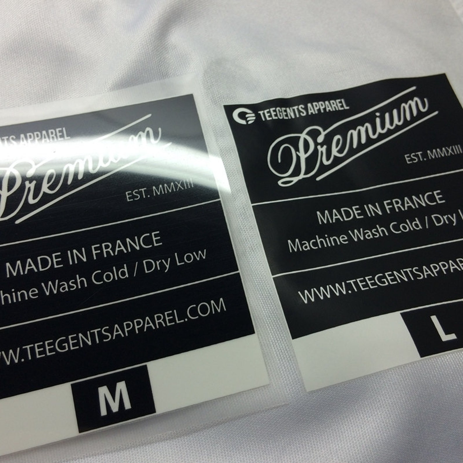 Custom Tagless Label Heat Transfer Label High Quality | Etsy