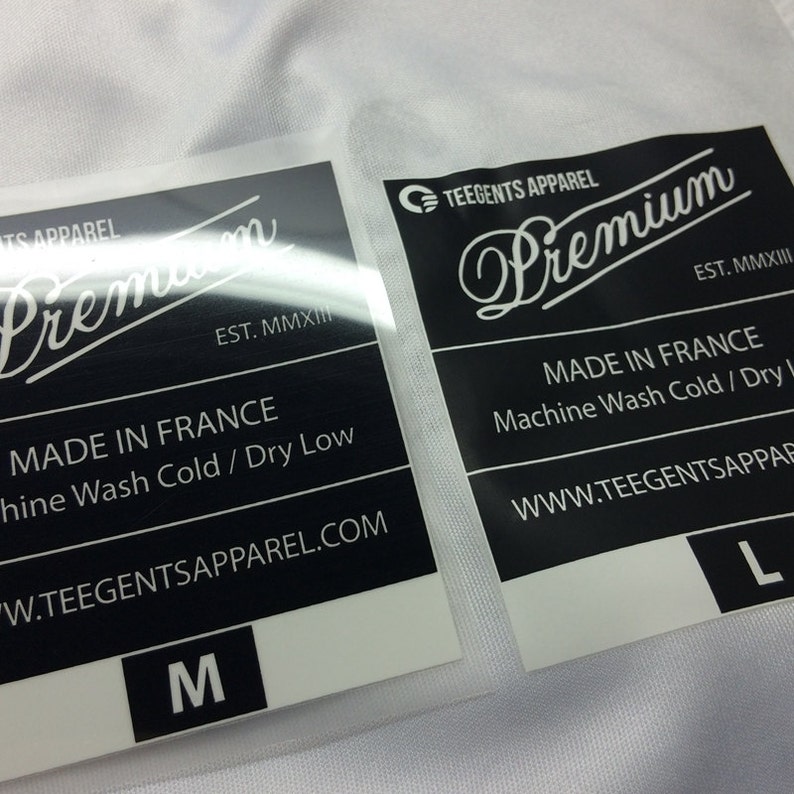 Custom Tagless Label Heat Transfer Label High Quality - Etsy