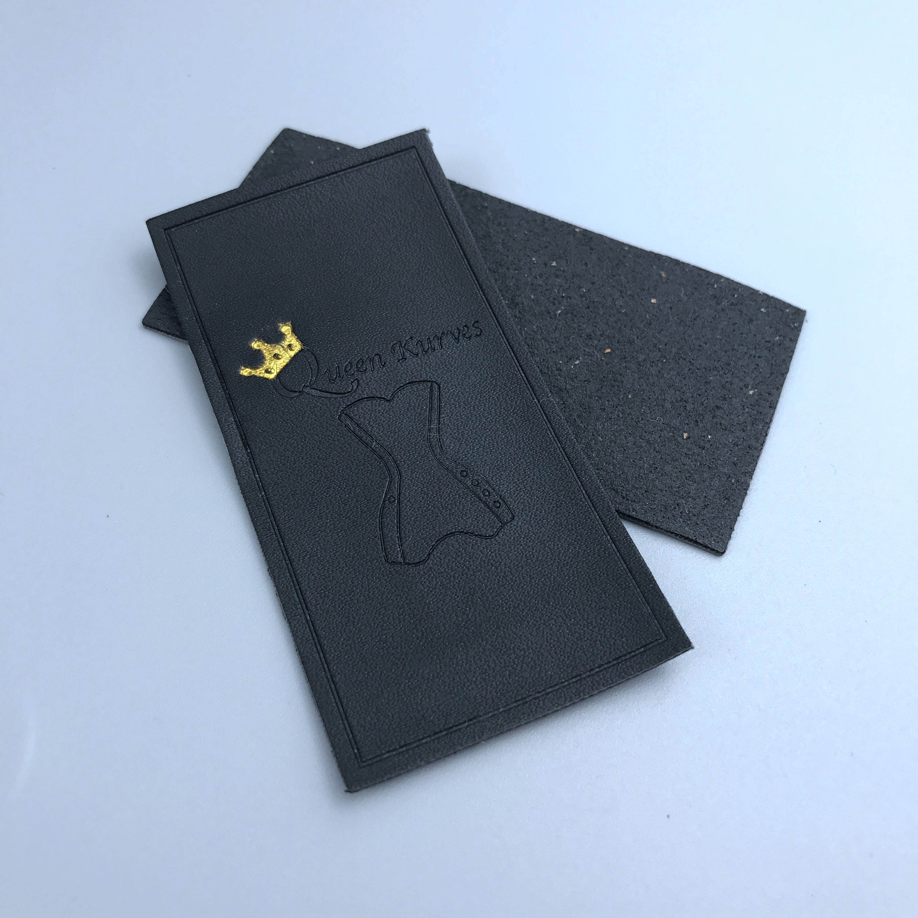 50 Gold Foil Leather Patch, Silver Foil Leather Patch, Luxury Pu Label ...
