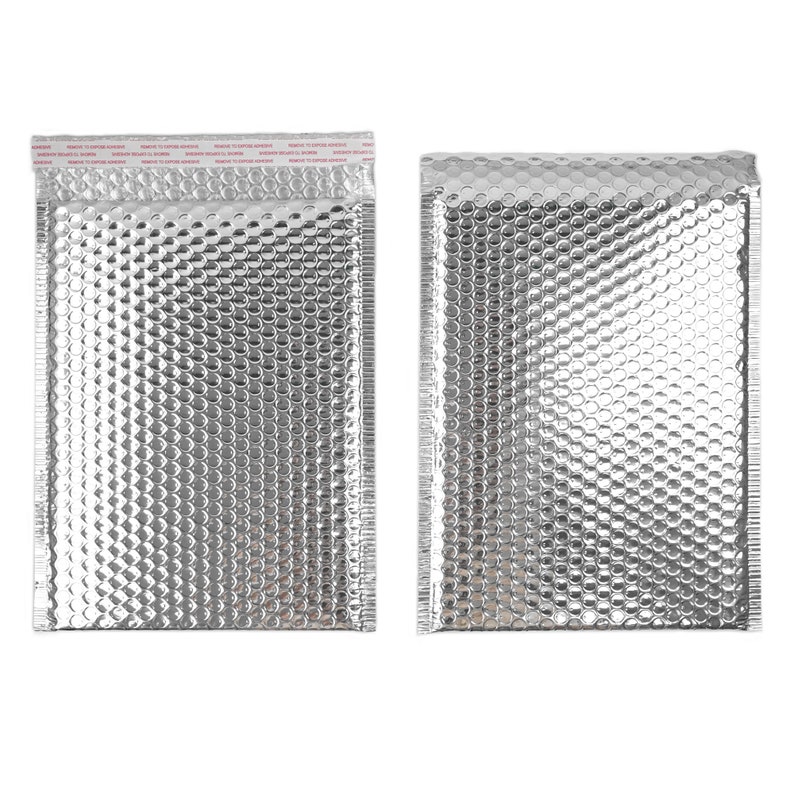 100 6x8.5 Bubble Mailers Silver Poly Bubble Mailer - Etsy