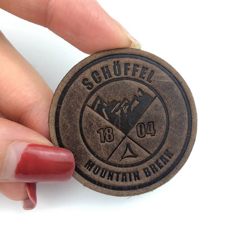 100 Pu Leather Patch Custom Embossed Leather Label Custom Pu - Etsy