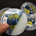 100 Custom Clear Stickers, Clear Glass Sticker, Transparent Sticker ...