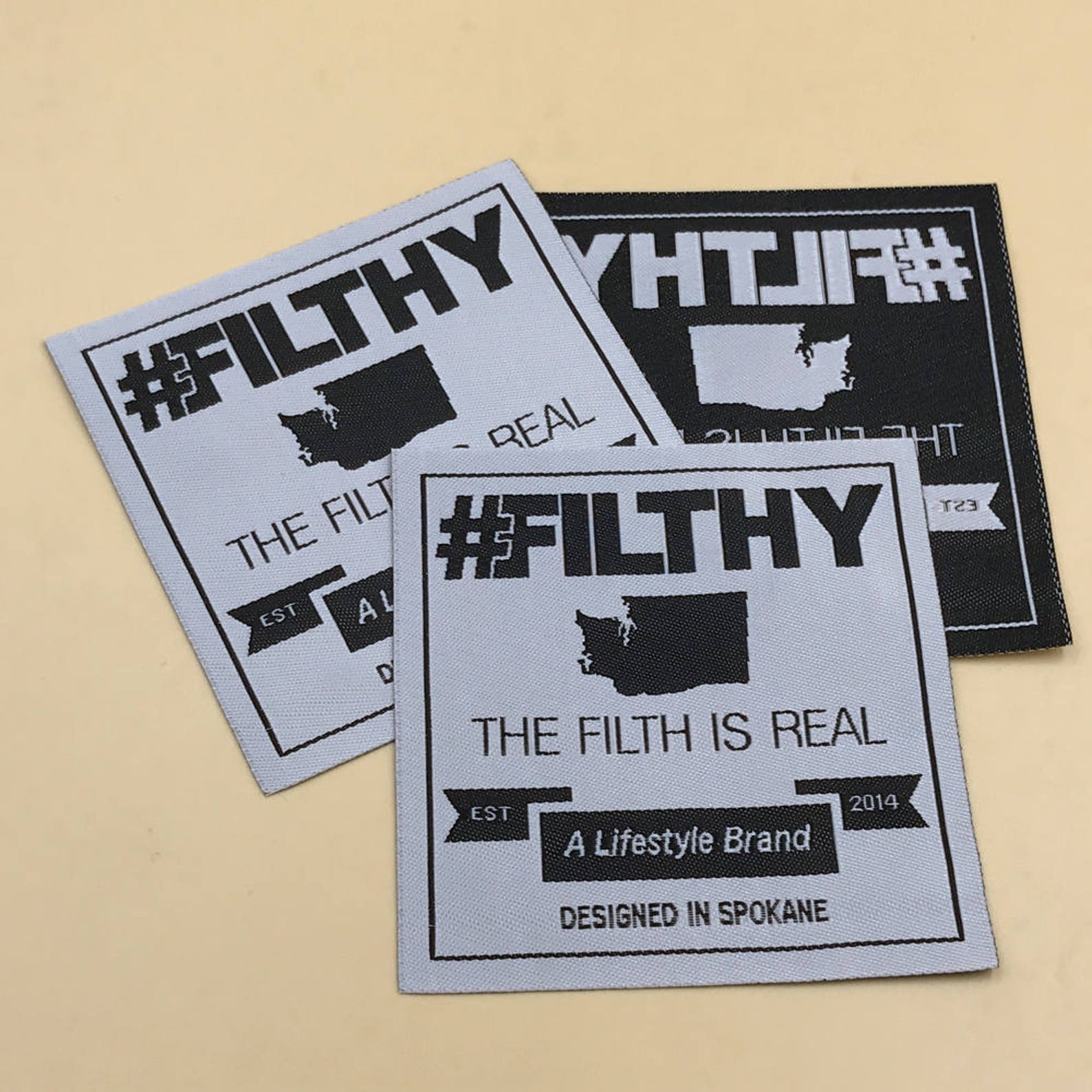 100 Customized Woven Labels Custom Clothing Woven Labels - Etsy