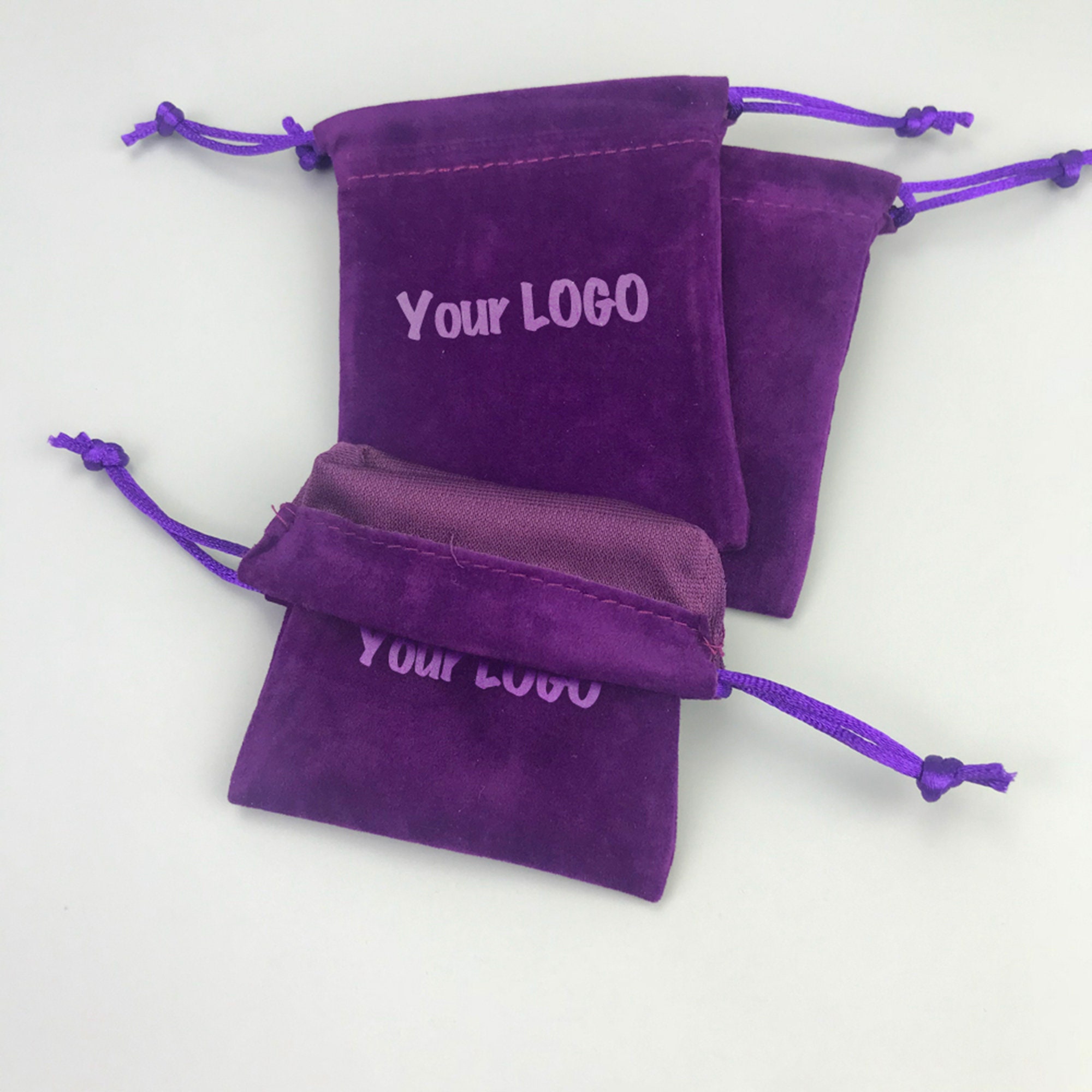 300pcs velvet bag drawstring Custom Velvet drawstring bags | Etsy