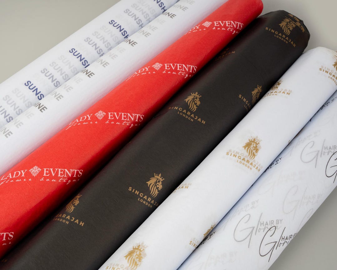 Personalized Tissues Paper, Custom Logo Tissue Paper, Branded Tissue ...