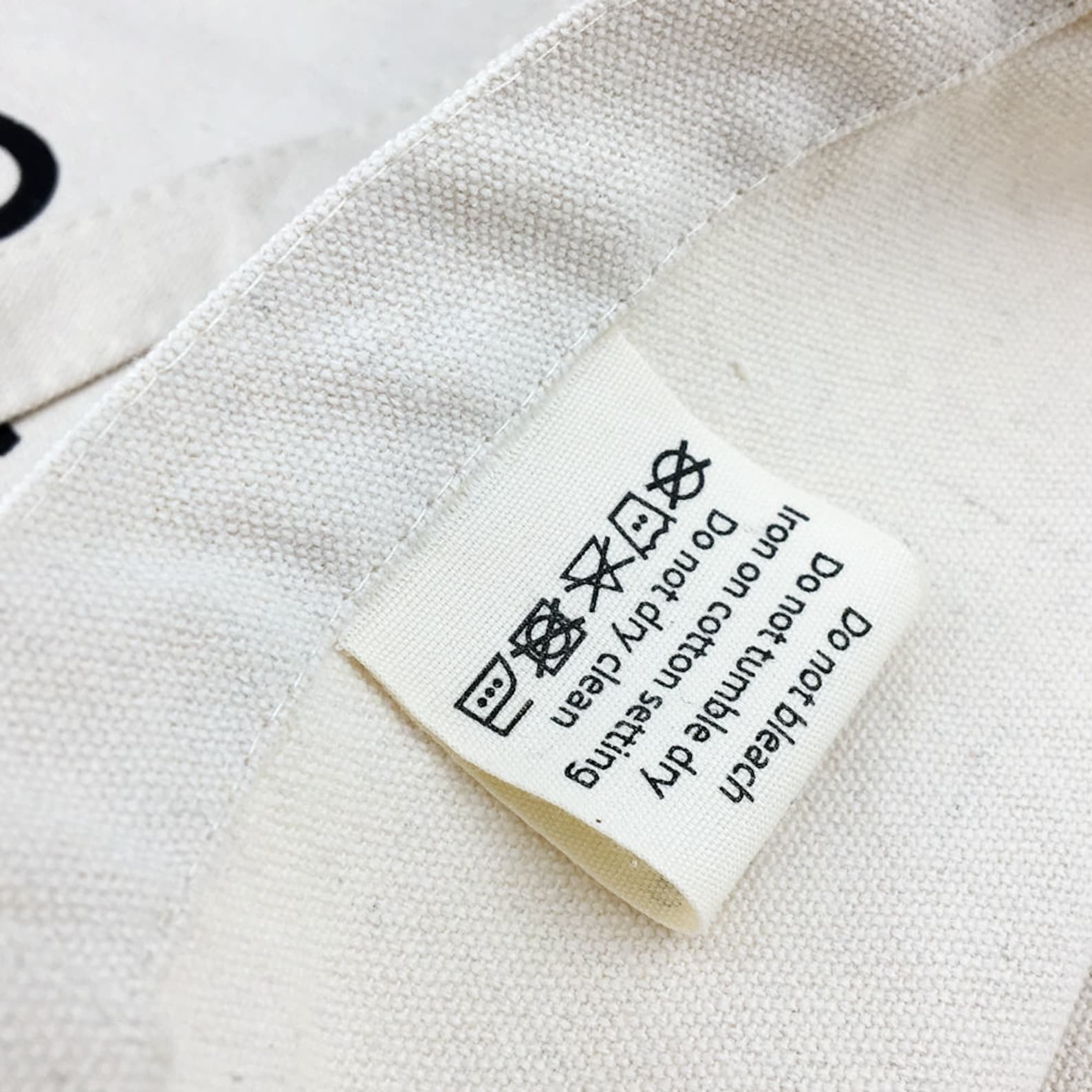 300 Custom Cotton Label Cotton Clothing Label Cotton | Etsy