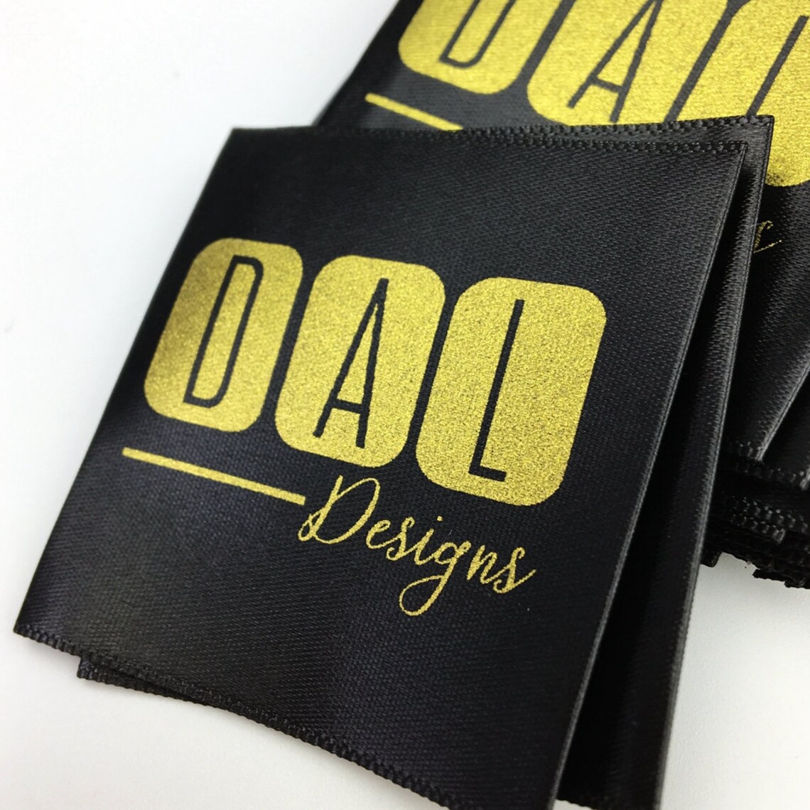 300 Satin Printed Label Screen Printed Label Custom Satin | Etsy