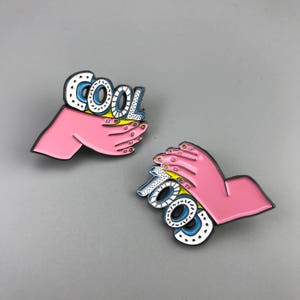 100 Hard Enamel Pin, Lapel Pin, Metal Logo Custom, Enamel Pin Badge ...