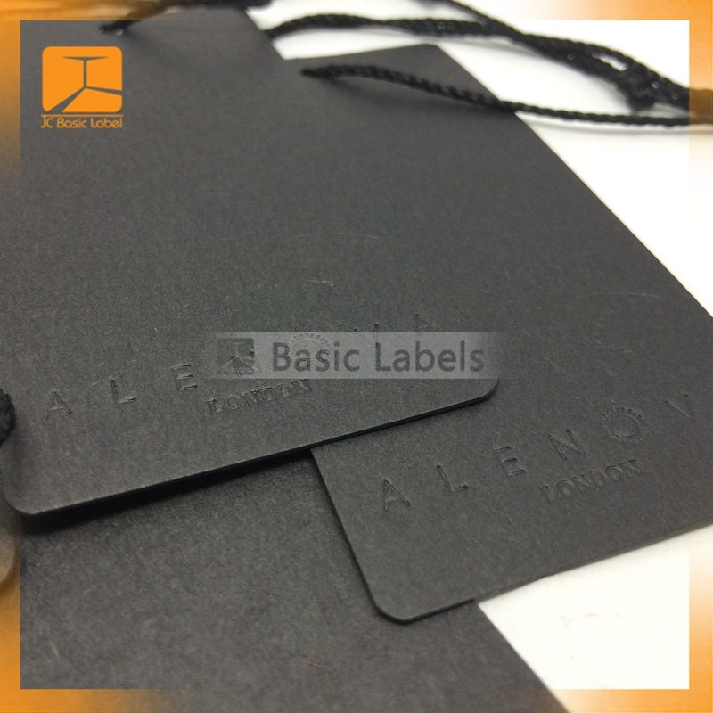 500 Embossed Hang Tags Custom Hang Tags Embossed Tags - Etsy