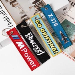 Custom Flight Tags, Custom Key Tags. Embroidered Key Chains ...