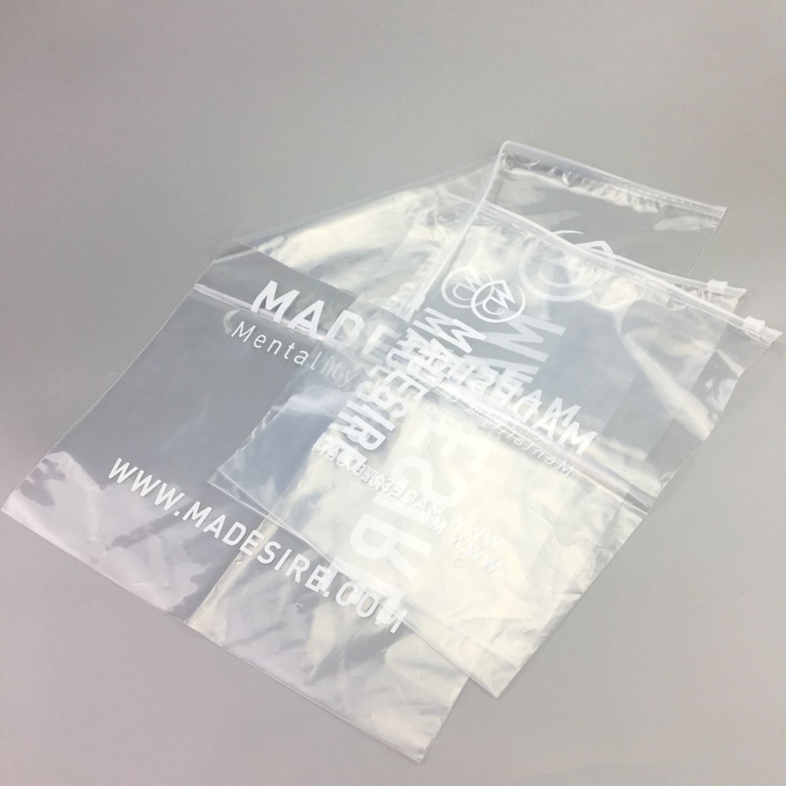 100 8x10 Custom Frosted Zipper Bags Clear Zip Lock Etsy