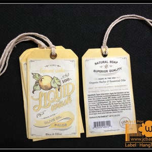 500 Custom Tyvek Hang Tags, Custom Logo Tyvek Hang Tag, Tyvek Hangtags ...