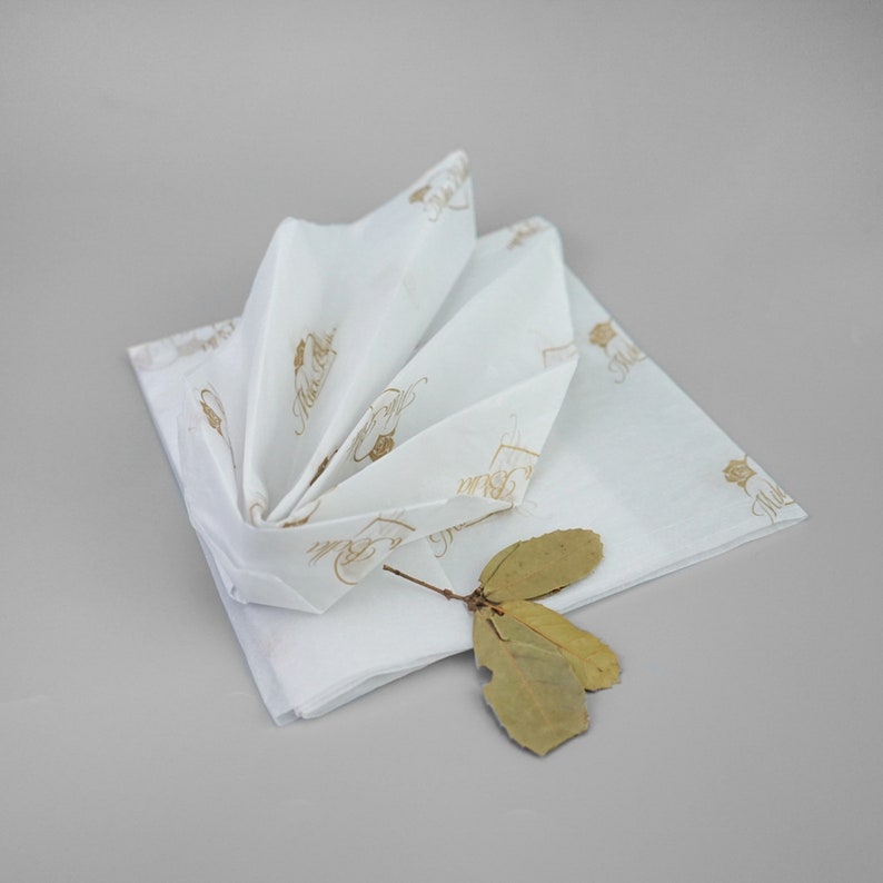 100pcs Custom Tissue Paper Branded Tissue Paper Full Color - Etsy