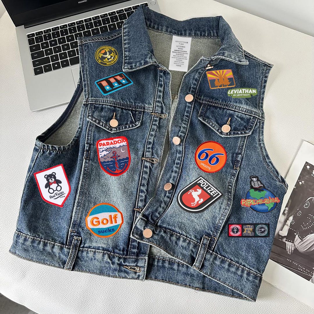 Custom Photo Embroidered Logo Patches, Made With Image Text Logo or ...