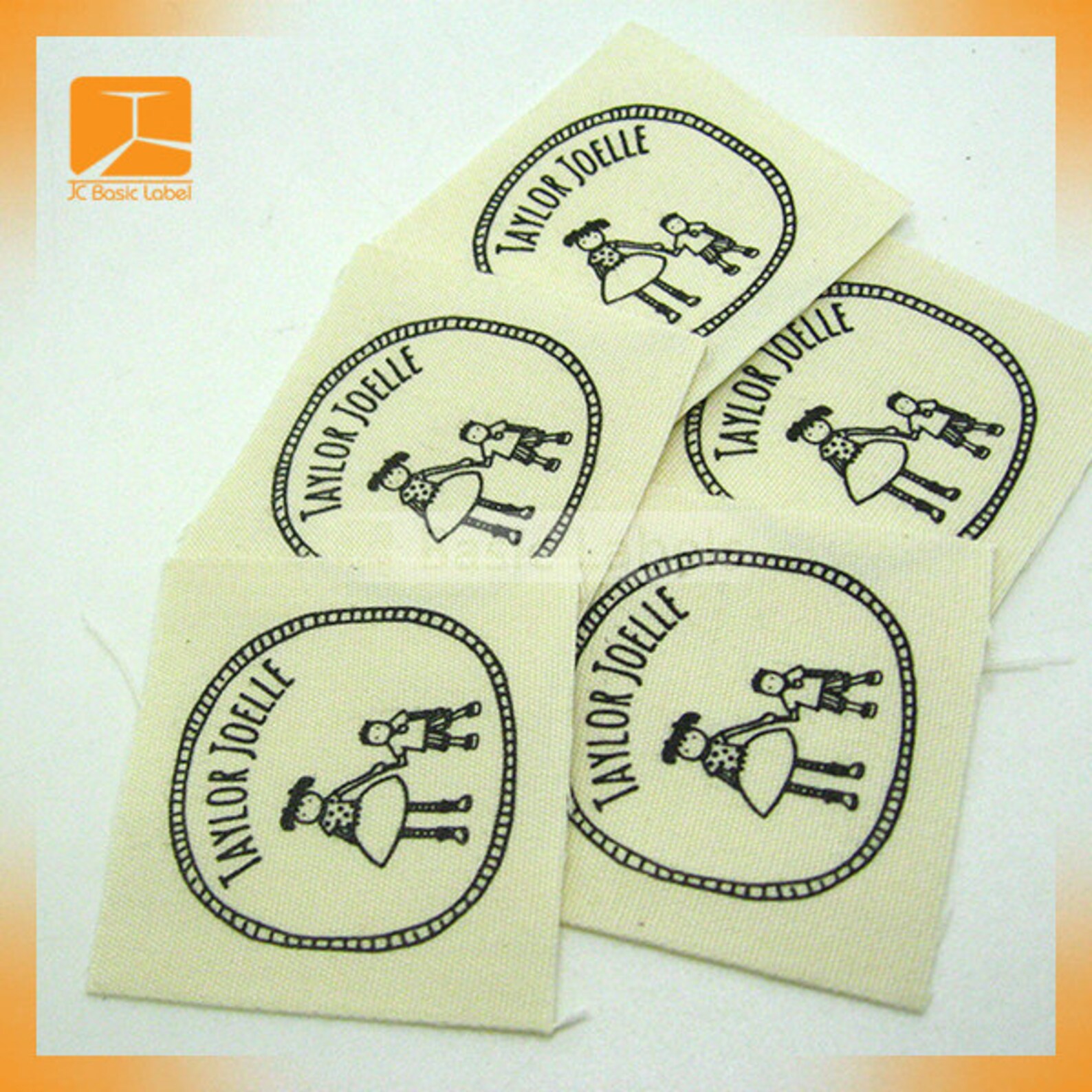600 Cotton Printed Labels Garment Tags Cotton Printing Tags - Etsy