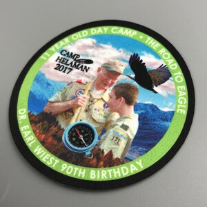 25 Photo Printed Patch, Screen Printed Patch, Sublimation Patch, Custom ...