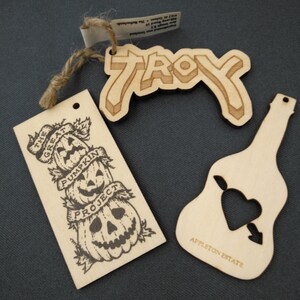 500 Wooden Tags, Custom Wooden Labels, Clothing Labels, Wood Labels for ...